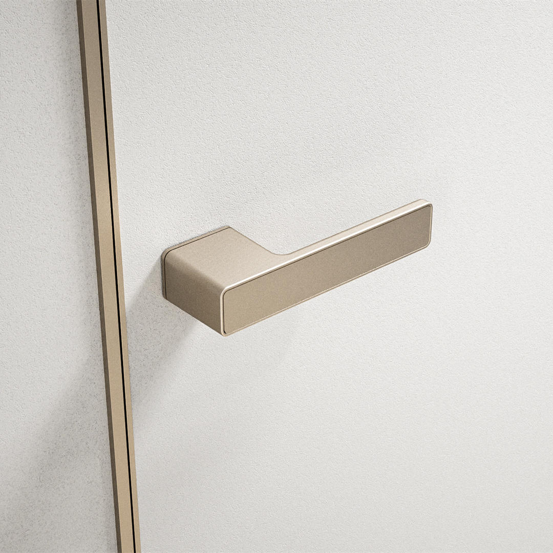 China Simple Door Handle with Lever Lock Modern Style Manufacture and ...